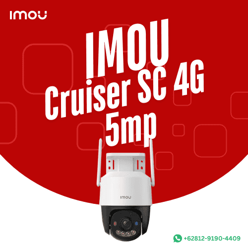Imou Cruiser SC 4G - 5MP | Kamera CCTV 4G Outdoor Dengan Night Vision ...